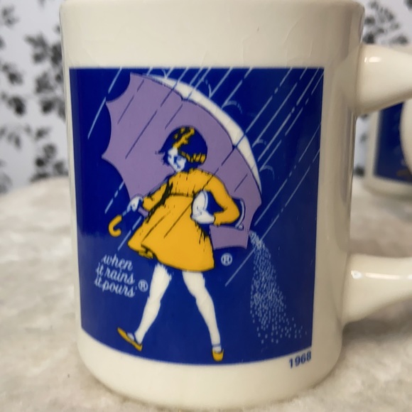 Mortons Salt | Dining | Vintage Mortons Salt Advertisement Coffee Mugs ...